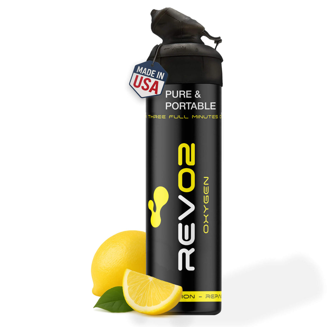 Lemon Oxygen Can to Boost Oxygen Levels & Recovery - 10L Large