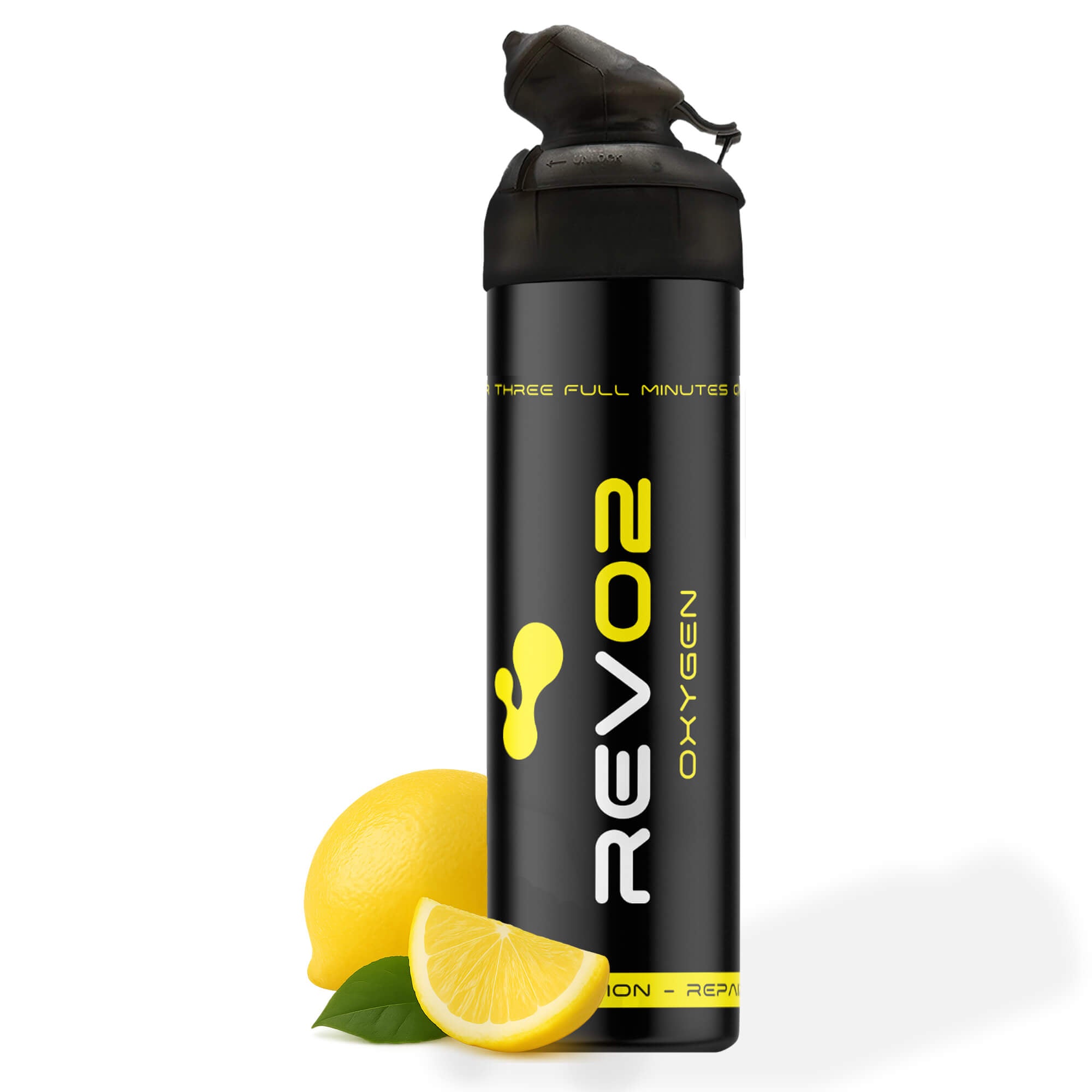 Lemon Infused Canned Oxygen - Boost Recovery & Focus – REVO2